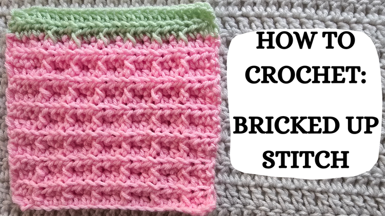 Photo Tutorial – How To Crochet: Bricked Up Stitch! – crochetmelovely