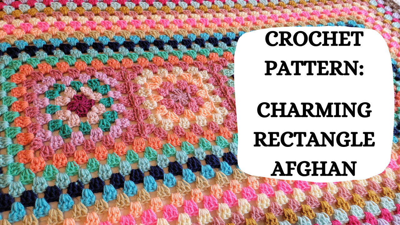 Crochet Video Tutorial - Crochet Pattern: Charming Rectangle Afghan ...