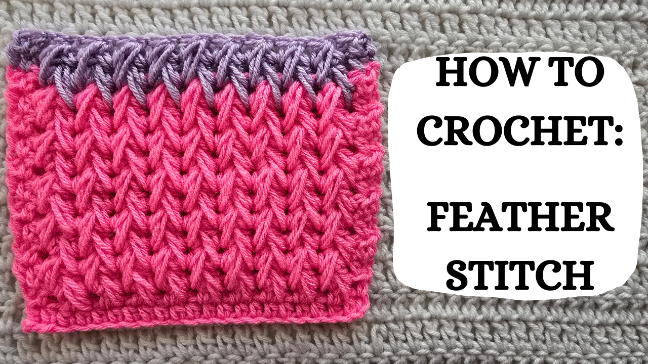 Photo Tutorial – How To Crochet: Feather Stitch! – crochetmelovely