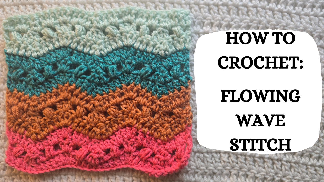 Photo Tutorial – How To Crochet: Flowing Wave Stitch! – crochetmelovely