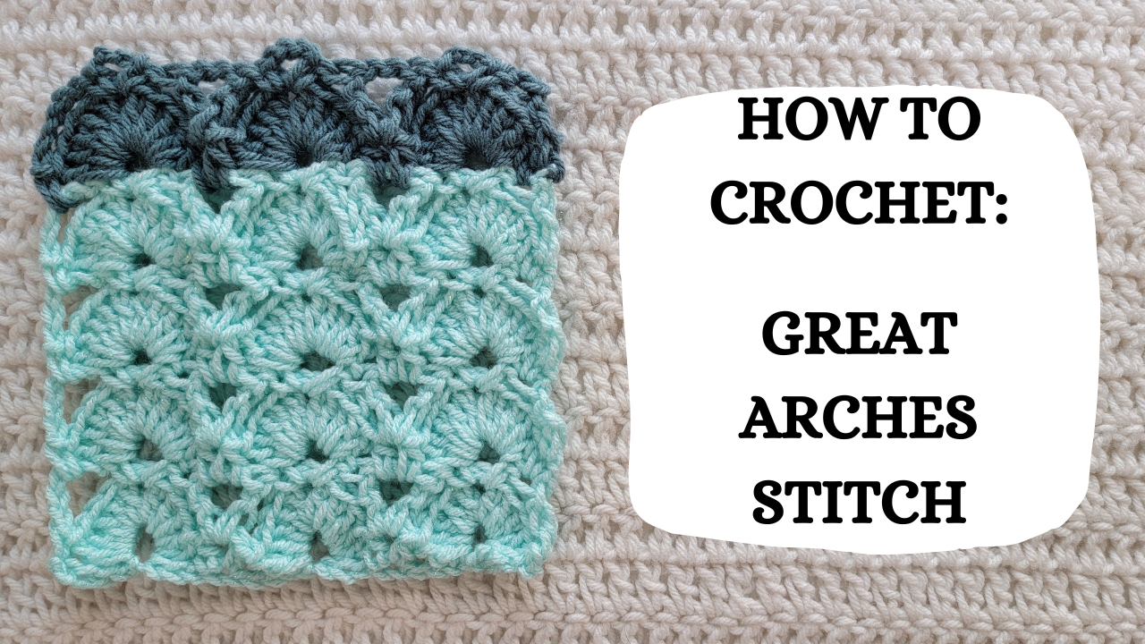 Photo Tutorial – How To Crochet: Great Arches Stitch! – crochetmelovely