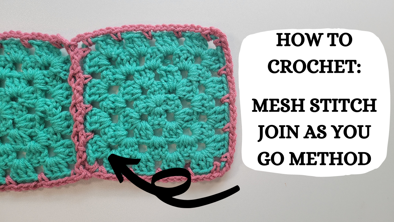 Crochet Video Tutorial - How To Crochet: Mesh Stitch Join As You Go Me ...