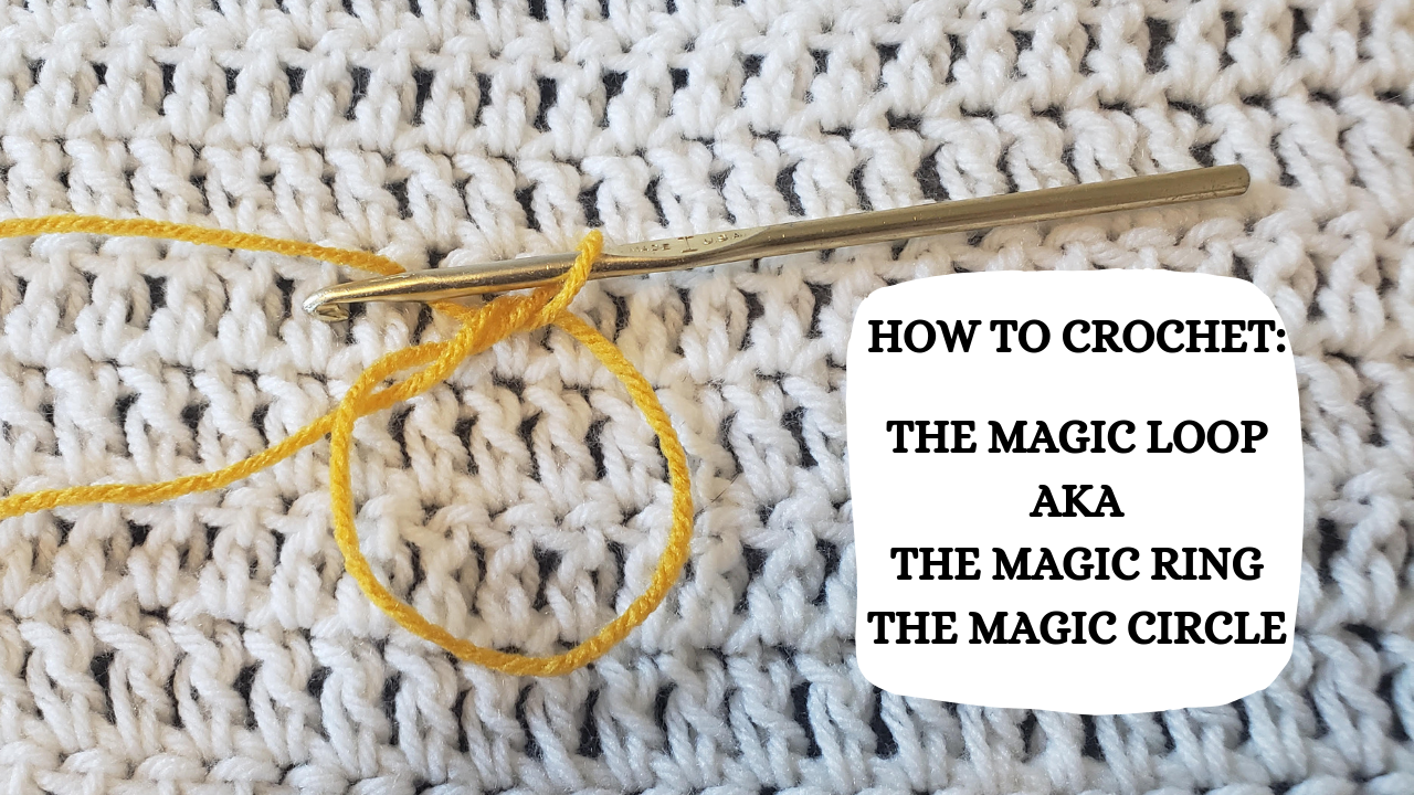 Crochet Video Tutorial – How To Crochet: The Magic Loop (Magic Ring, M ...