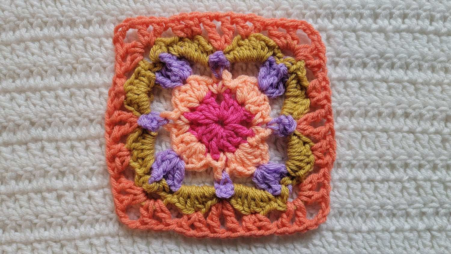 Photo Tutorial – Crochet Pattern: Open Concept Granny Square ...