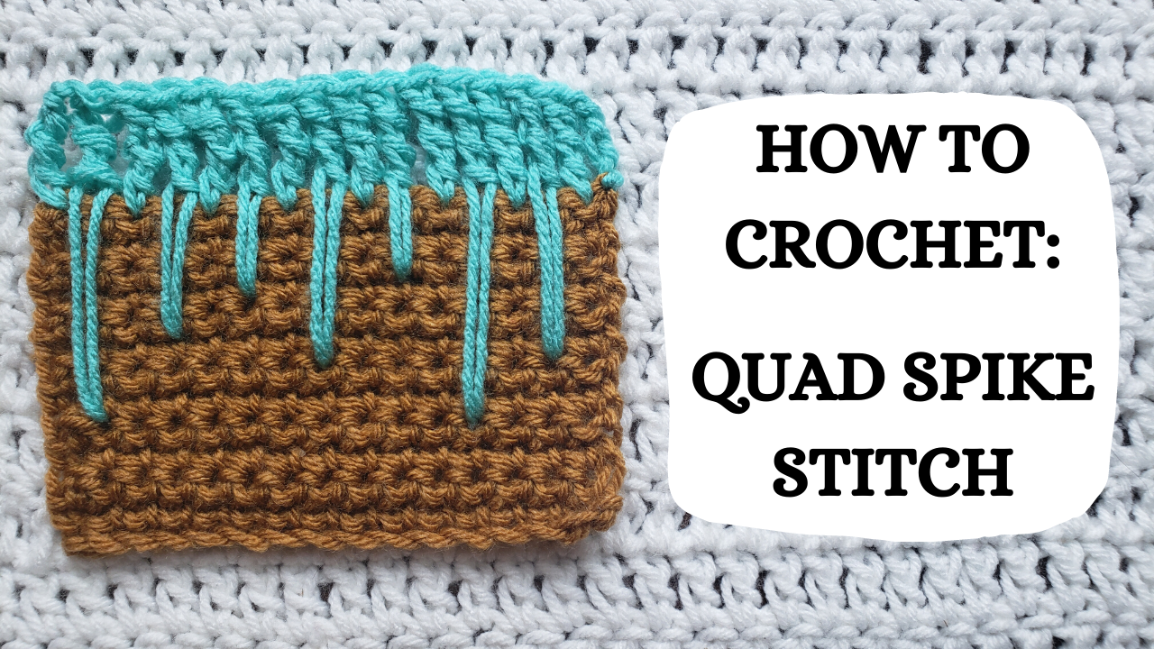 Crochet Video Tutorial - How To Crochet: Quad Spike Stitch ...