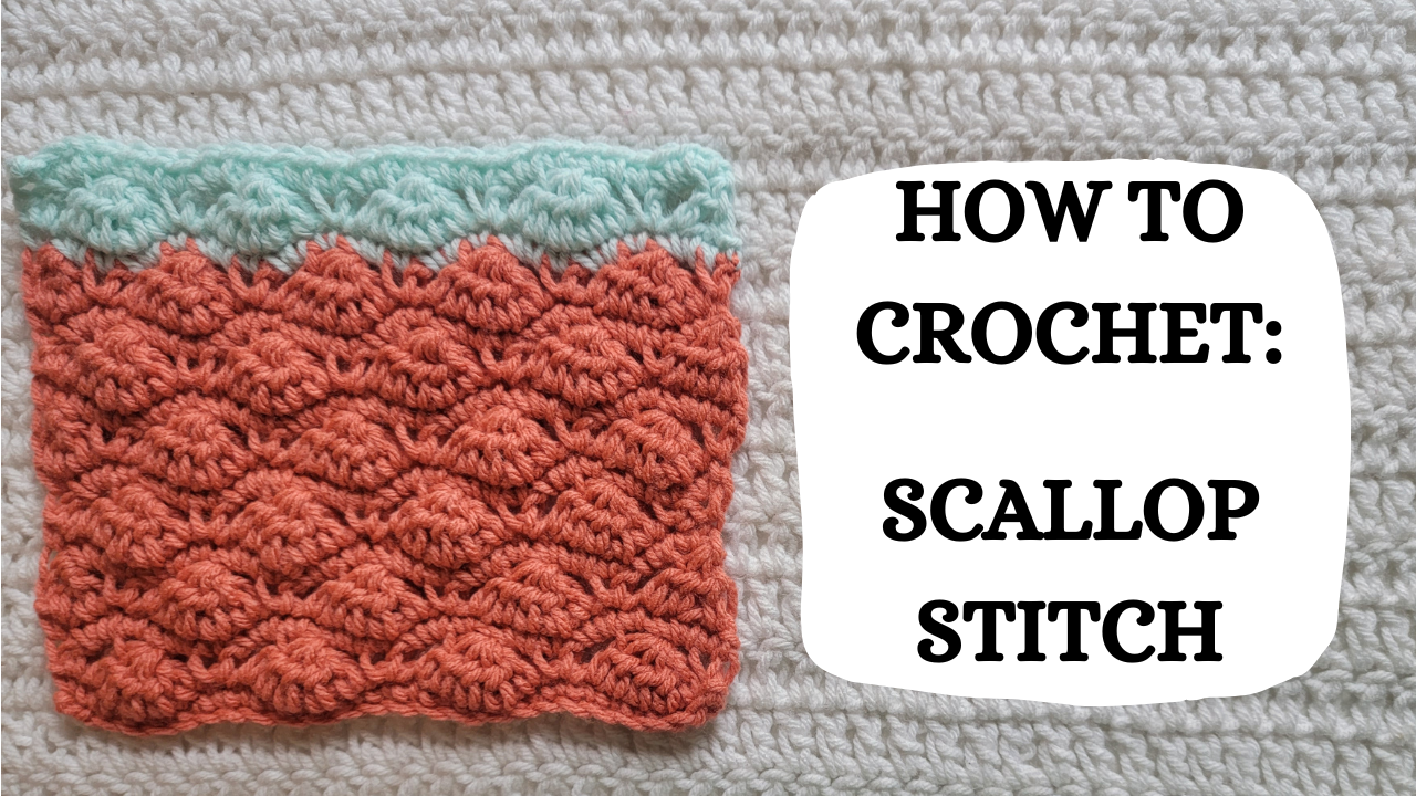 Crochet Video Tutorial - How To Crochet: Scallop Stitch! – crochetmelovely