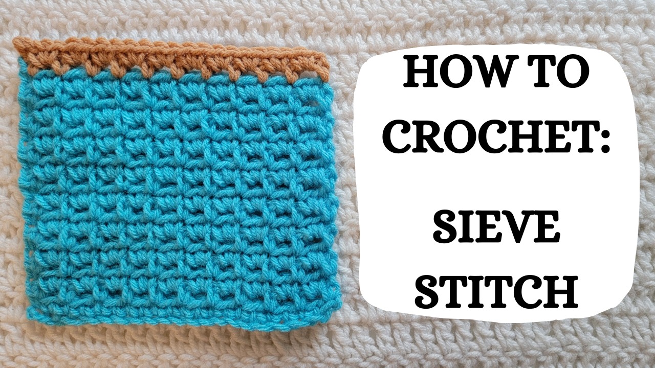 Photo Tutorial – How To Crochet: Sieve Stitch! – crochetmelovely