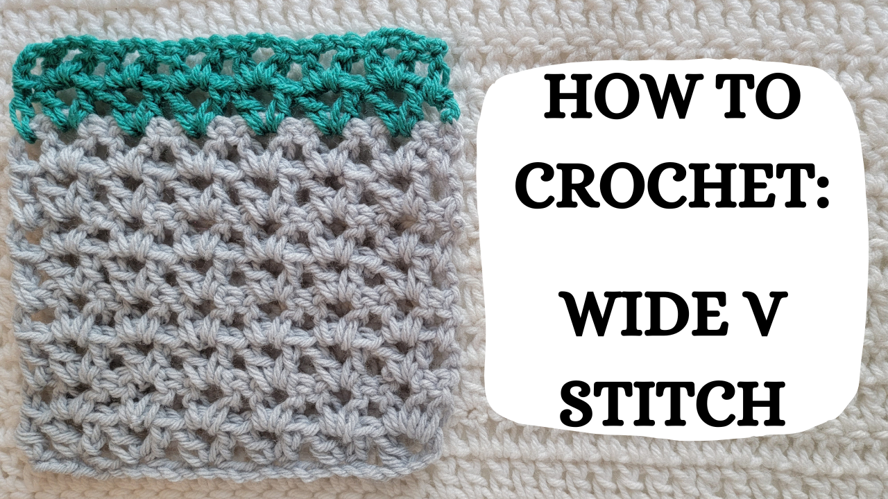 Crochet Video Tutorial - How To Crochet: Wide V Stitch! – crochetmelovely