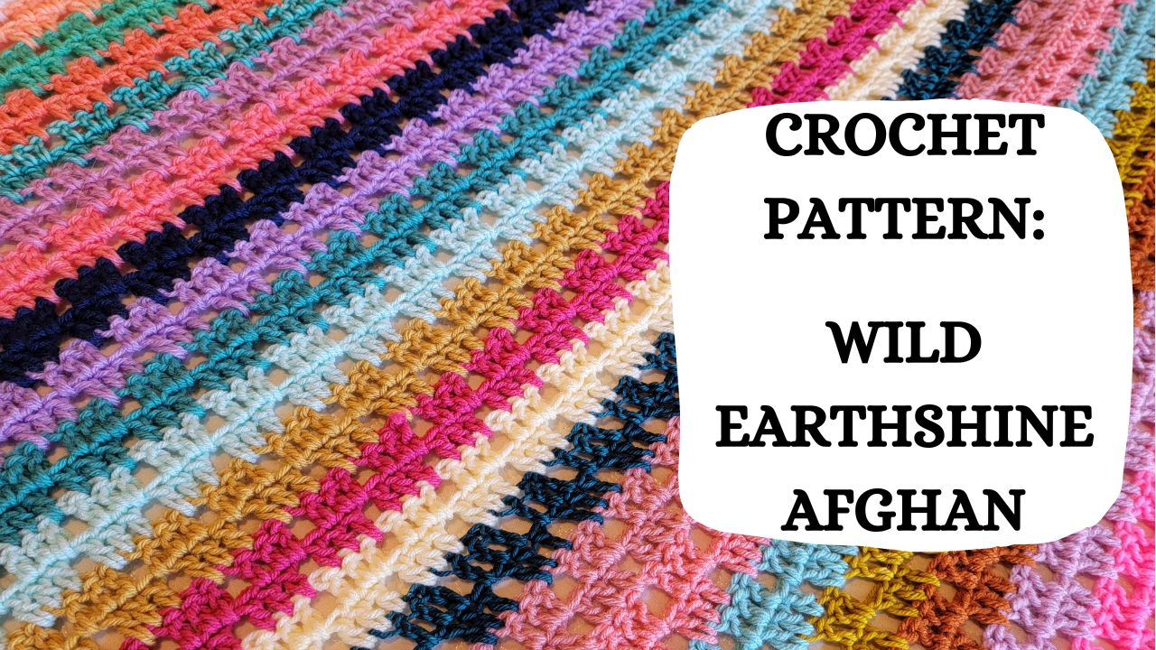 Crochet Video Tutorial - Crochet Pattern: Wild Earthshine Afghan ...